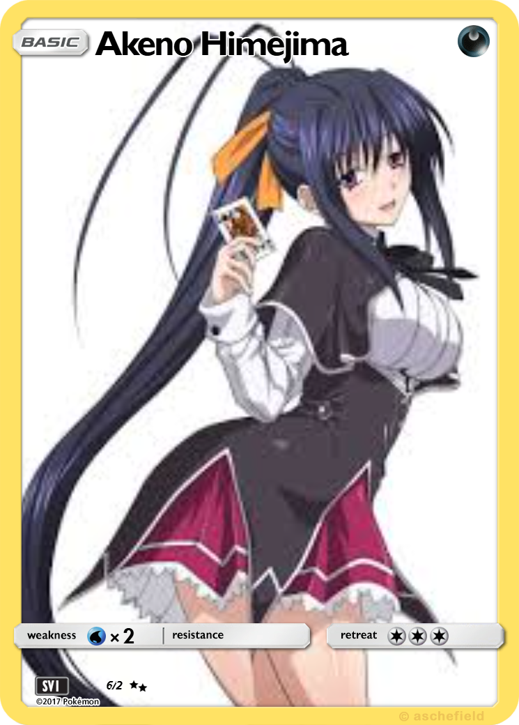Akeno Himejima - Mickey4364 | Pokécardmaker.net