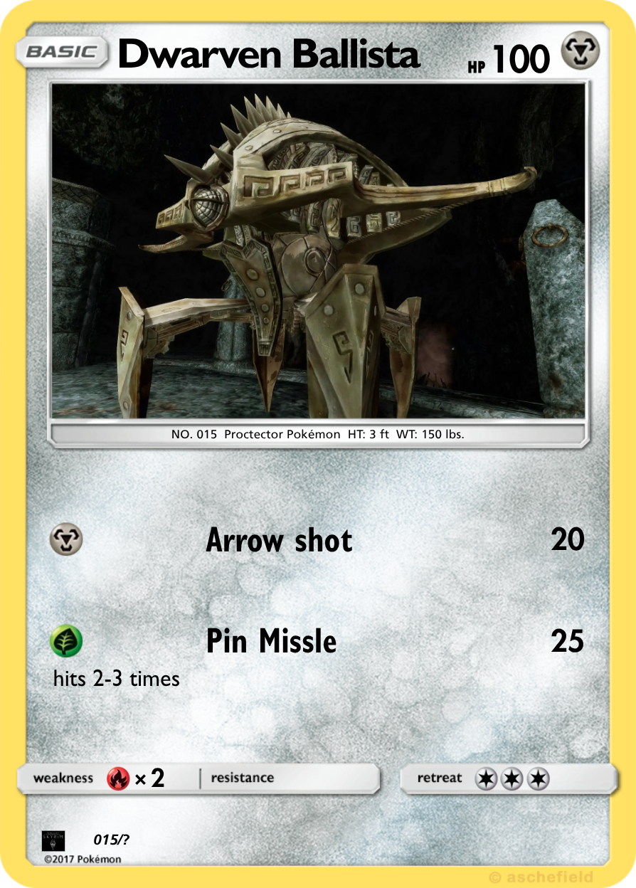 Dwarven Ballista - Midas9566 | Pokécardmaker.net