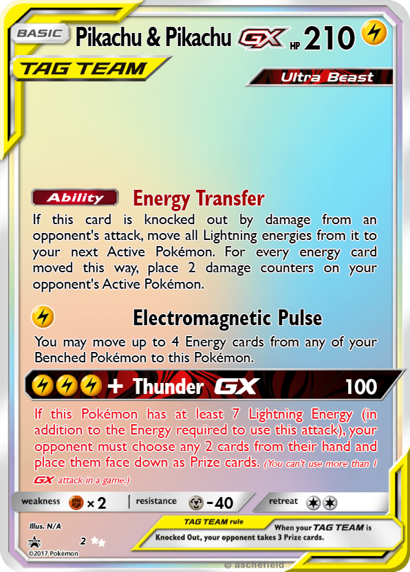 Pikachu & Pikachu - MinecraftCoder17 | Pokécardmaker.net