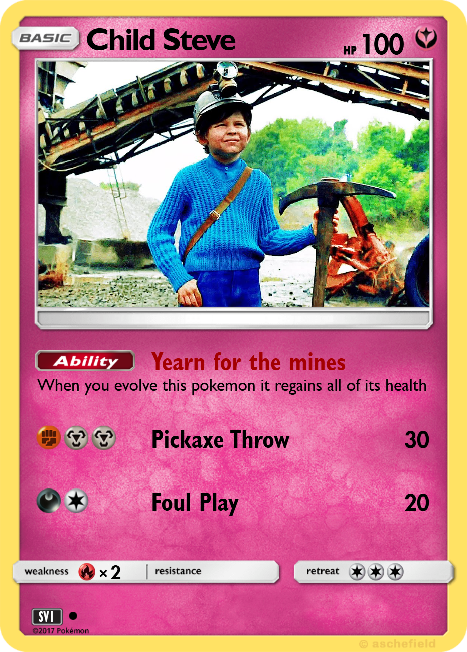 Child Steve - Minefan10 | Pokécardmaker.net