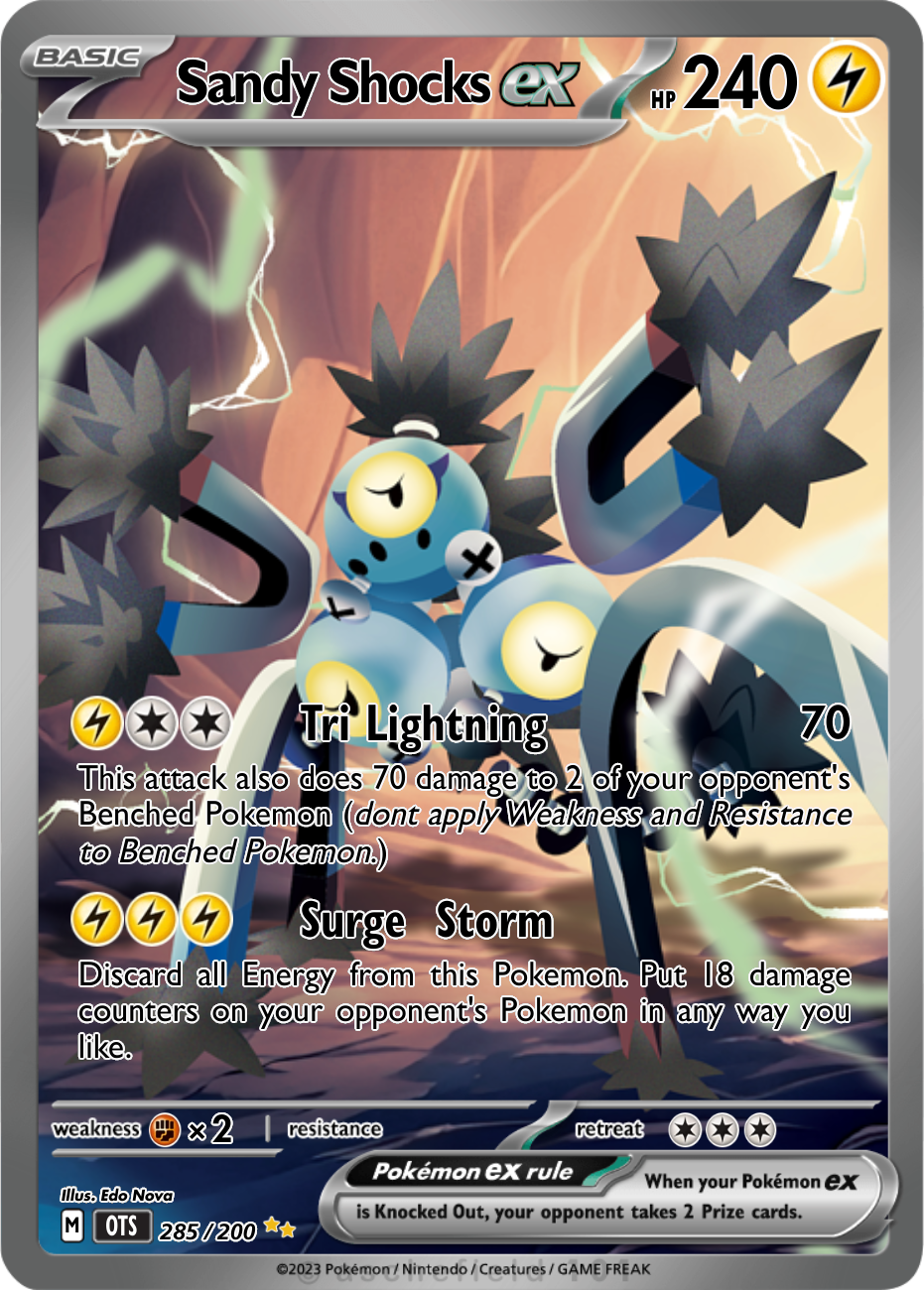 Sandy Shocks - MisterMC | Pokécardmaker.net