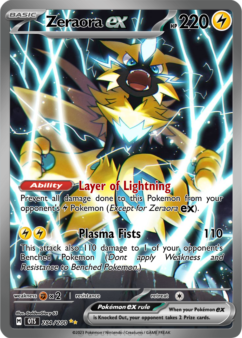 Zeraora - MisterMC | Pokécardmaker.net
