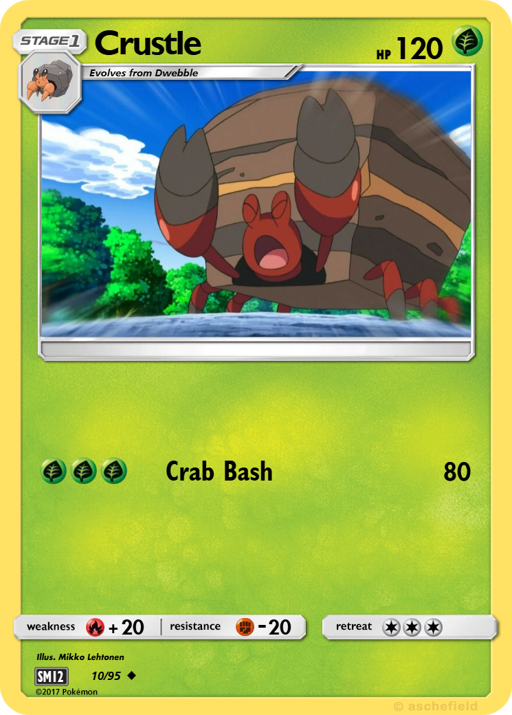 Crustle - MkOOLTNN | Pokécardmaker.net
