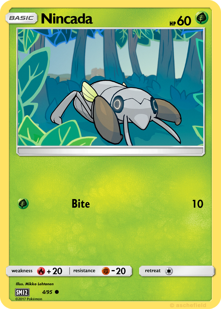 Nincada - MkOOLTNN | Pokécardmaker.net