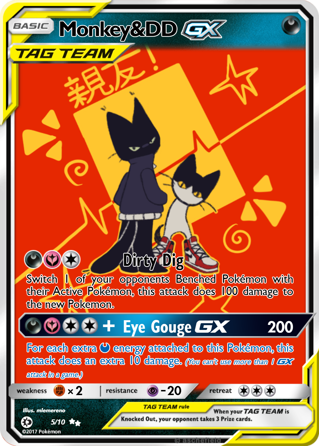 Monkey&DD - Mlemereno | Pokécardmaker.net