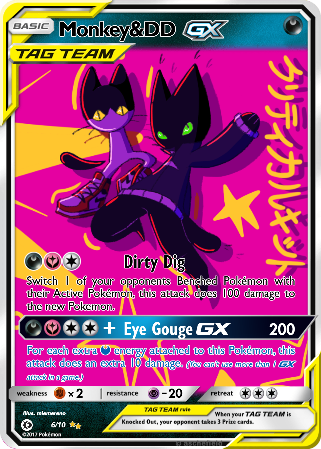 Monkey&DD - Mlemereno | Pokécardmaker.net