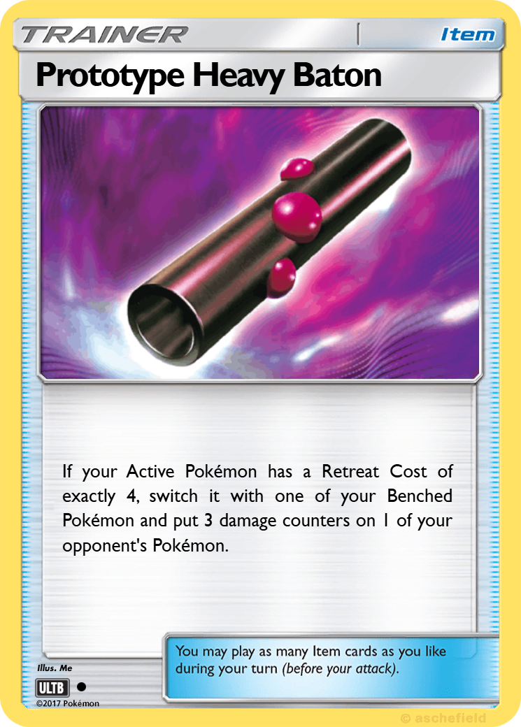 Prototype Heavy Baton - Mo4 | Pokécardmaker.net