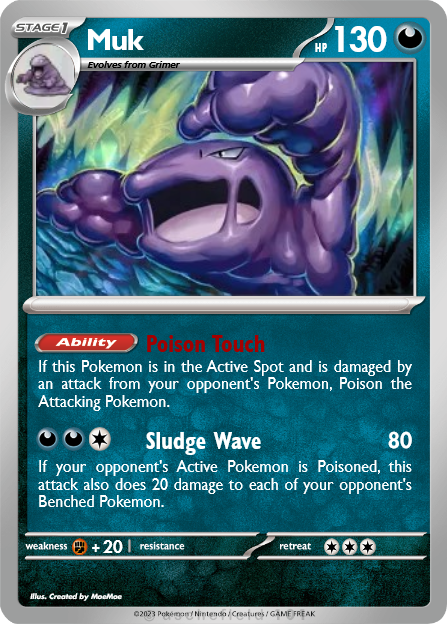 Muk - MoeMoe | Pokécardmaker.net