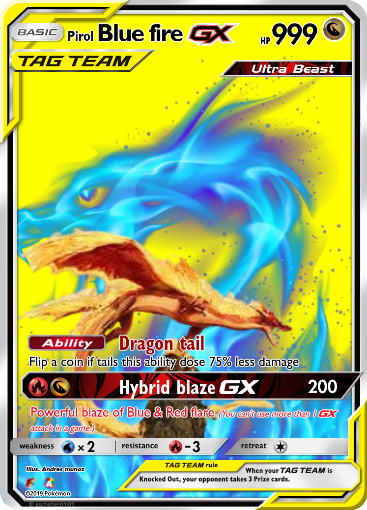Blue fire - Mogus | Pokécardmaker.net
