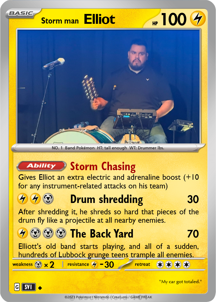 Elliot - Moneymike0318 | Pokécardmaker.net