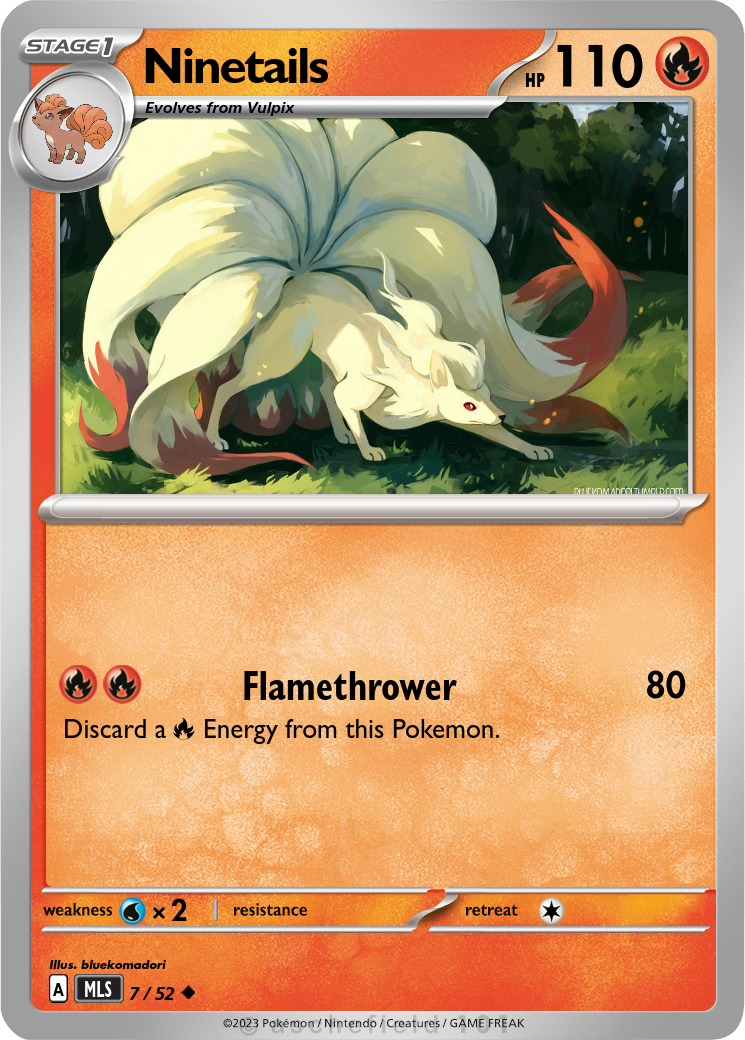 Ninetails - MoonlightSlime | Pokécardmaker.net