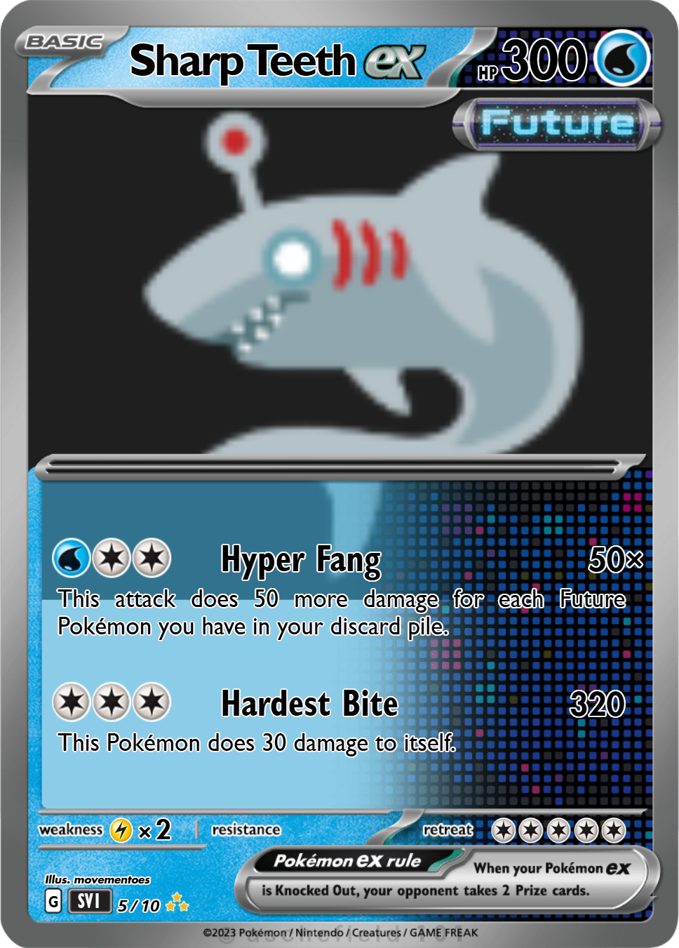 Sharp Teeth - Movementoes | Pokécardmaker.net