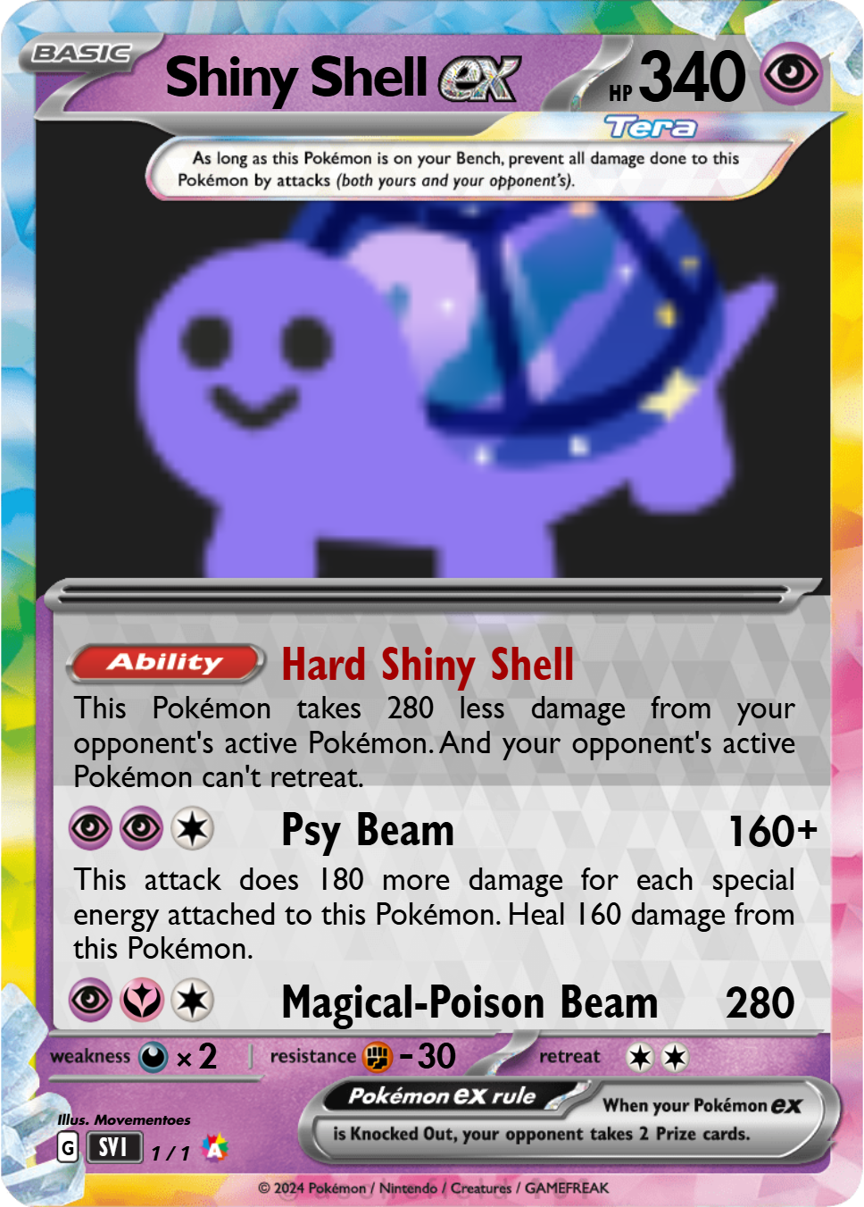 Shiny Shell - Movementoes | Pokécardmaker.net
