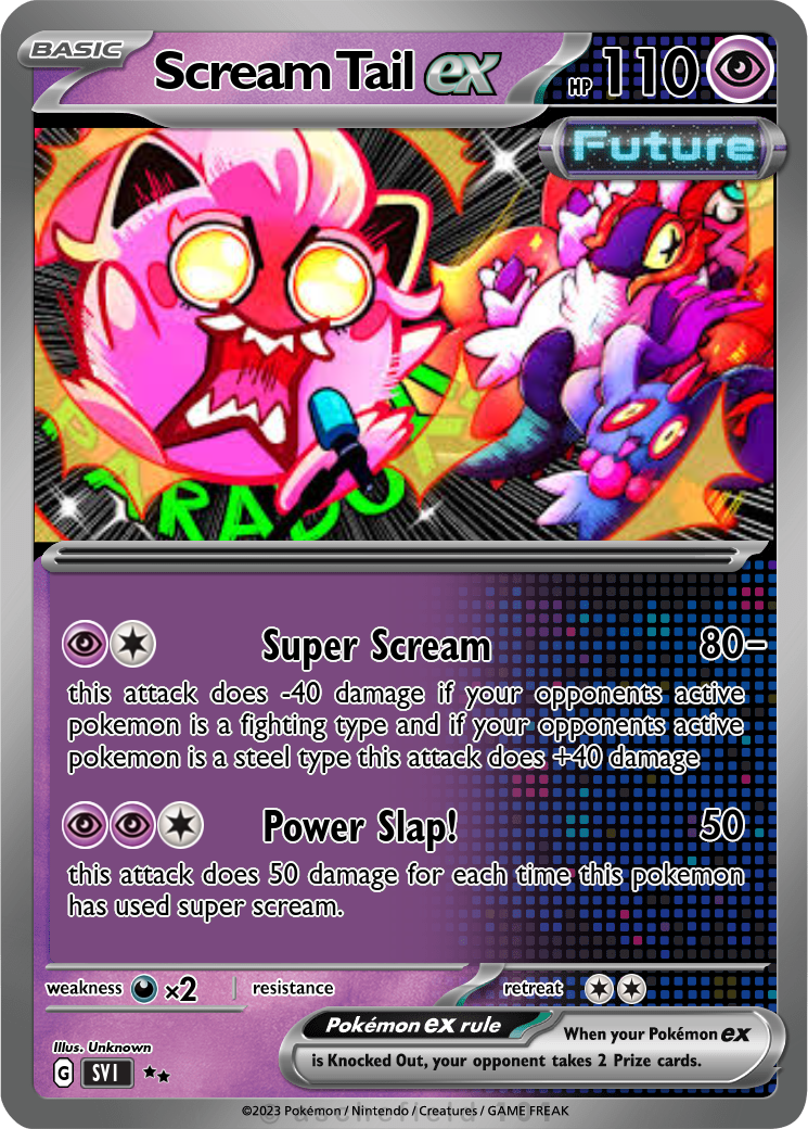 Scream Tail - MrDiddles | Pokécardmaker.net