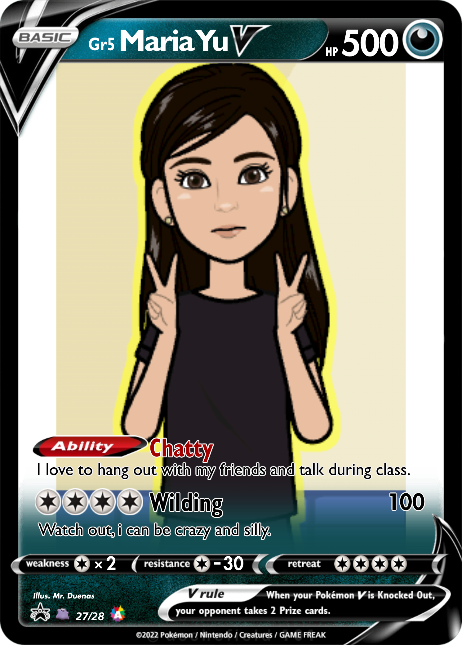 Maria Yu - MrDuenas | Pokécardmaker.net