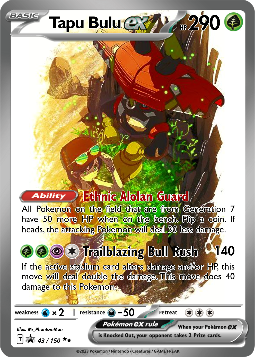 Tapu Bulu - Mr_PhantomMan | Pokécardmaker.net