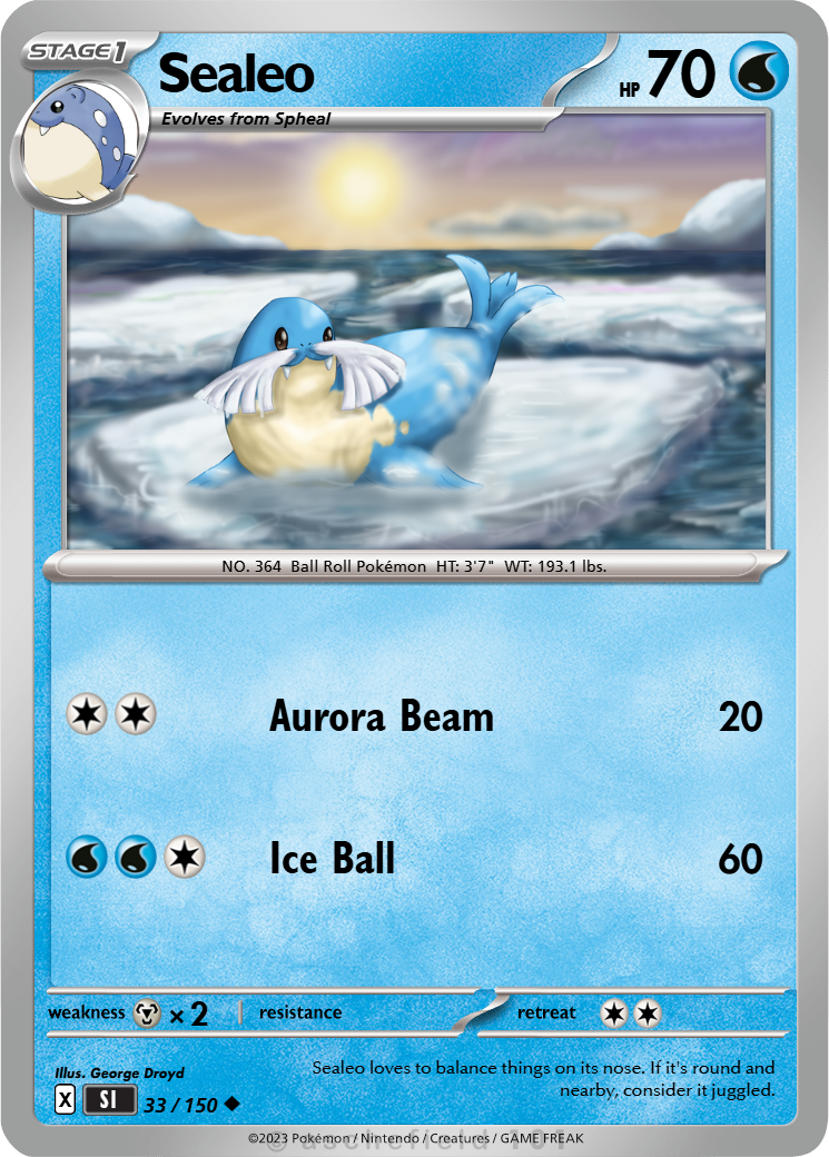 Sealeo - Mrprinc3 | Pokécardmaker.net