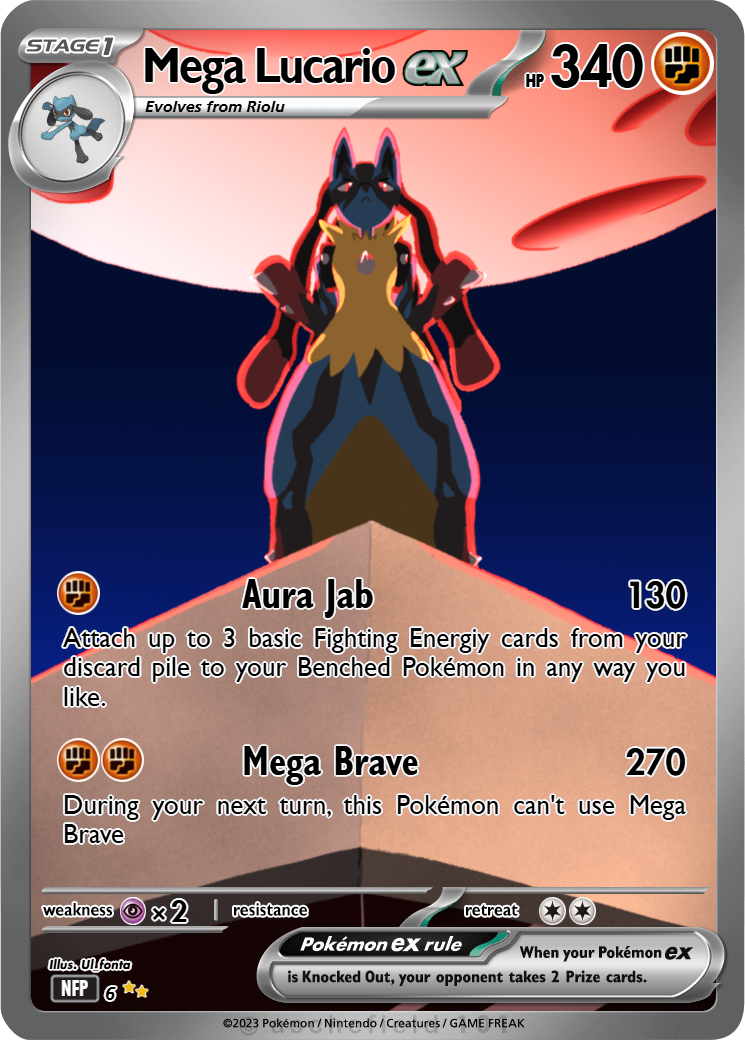 Mega Lucario - My5tik | Pokécardmaker.net