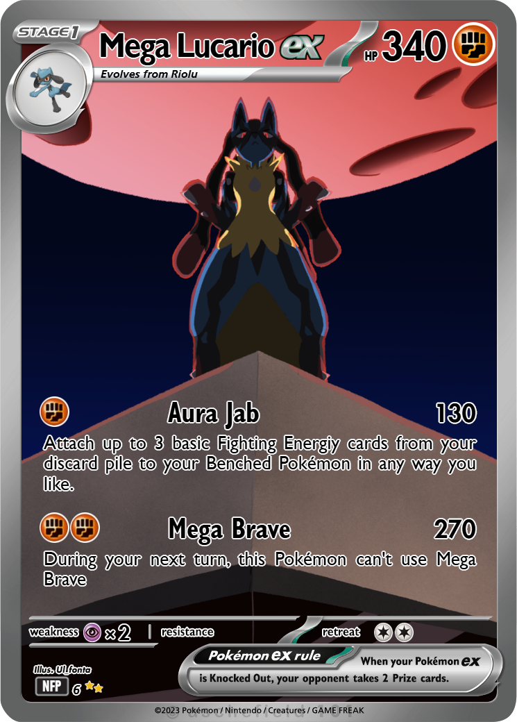 Mega Lucario - My5tik | Pokécardmaker.net