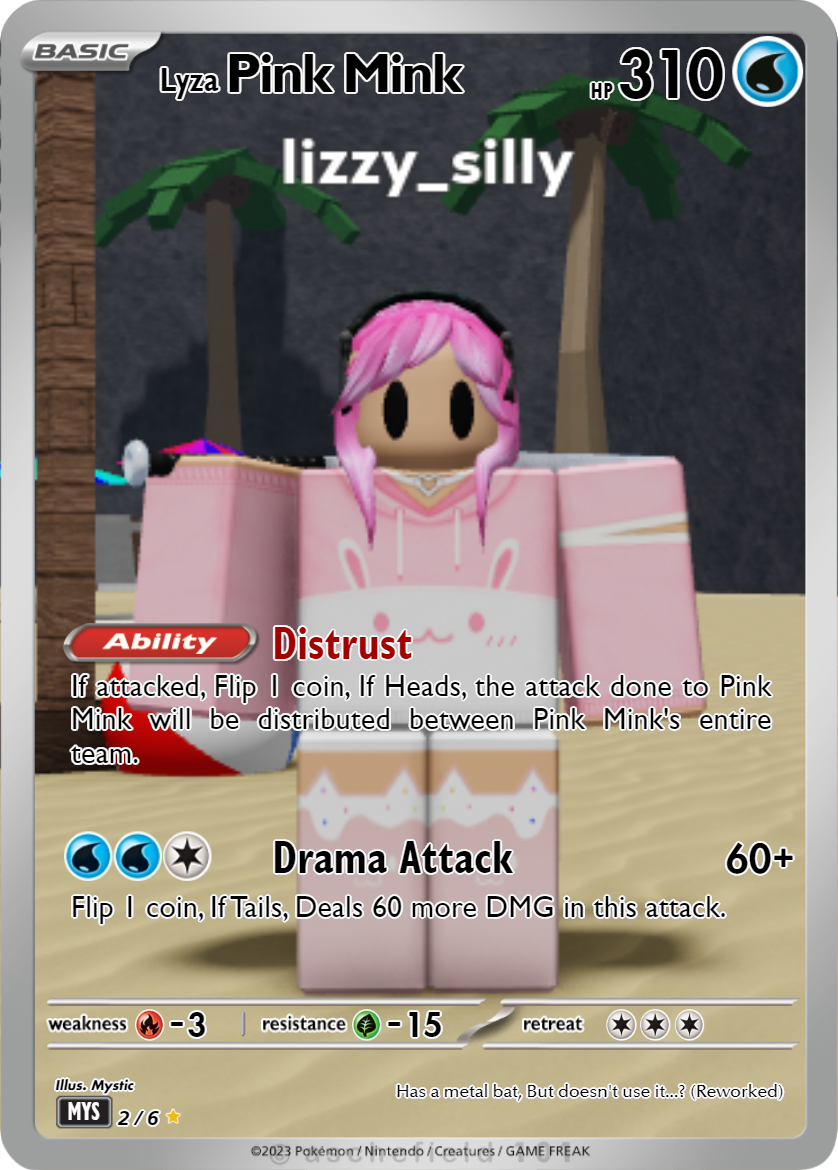 Pink Mink - MysticV | Pokécardmaker.net