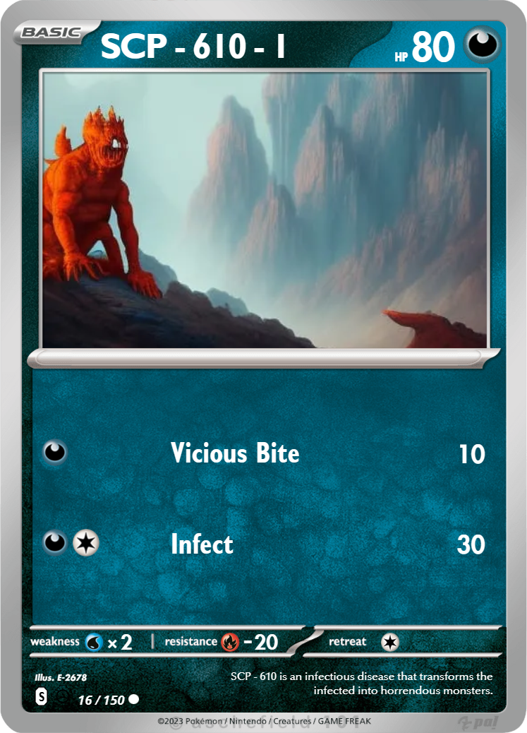 SCP - 610 - 1 - Mystical_Milith | Pokécardmaker.net