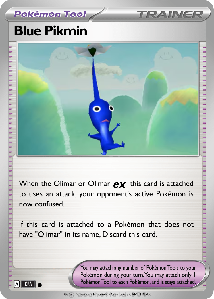 Blue Pikmin - Nadkion | Pokécardmaker.net