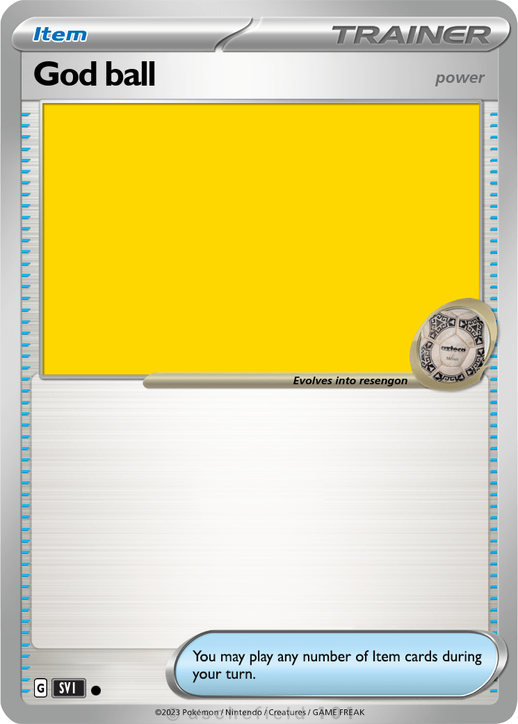 God ball - Narutousimakie | Pokécardmaker.net