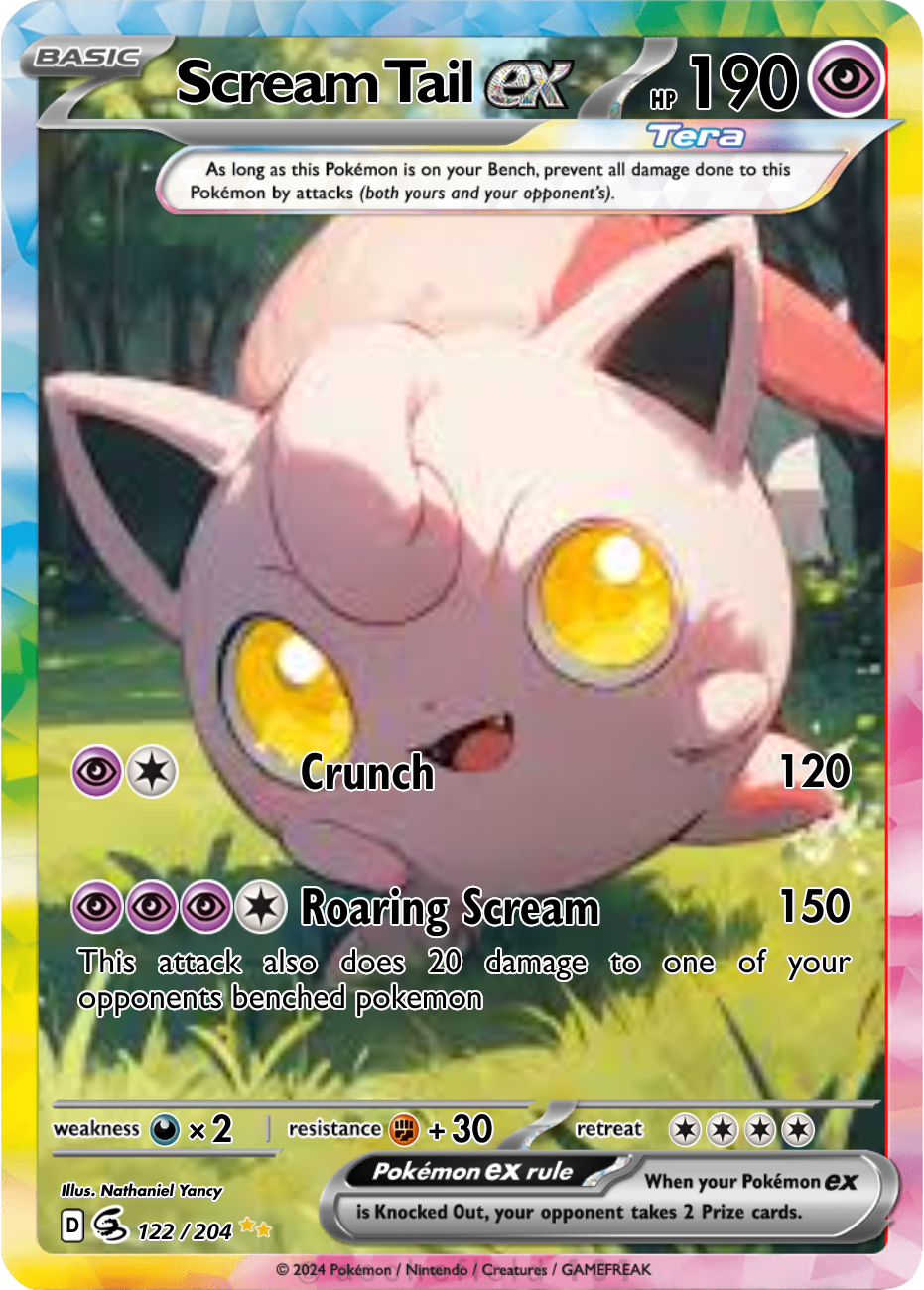 Scream Tail - Natefox | Pokécardmaker.net