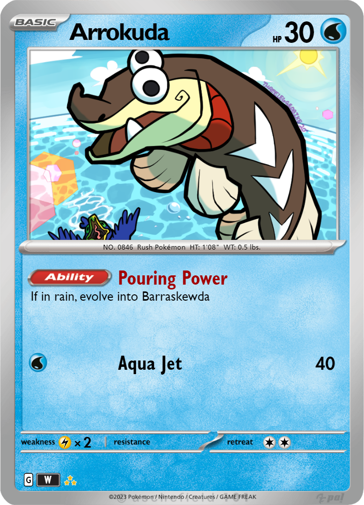 Arrokuda - NeoFlame20 | Pokécardmaker.net