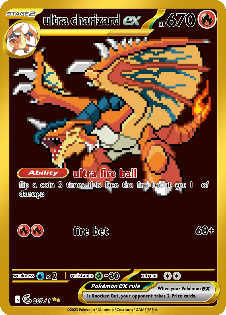 ultra charizard - Nick1234 | Pokécardmaker.net