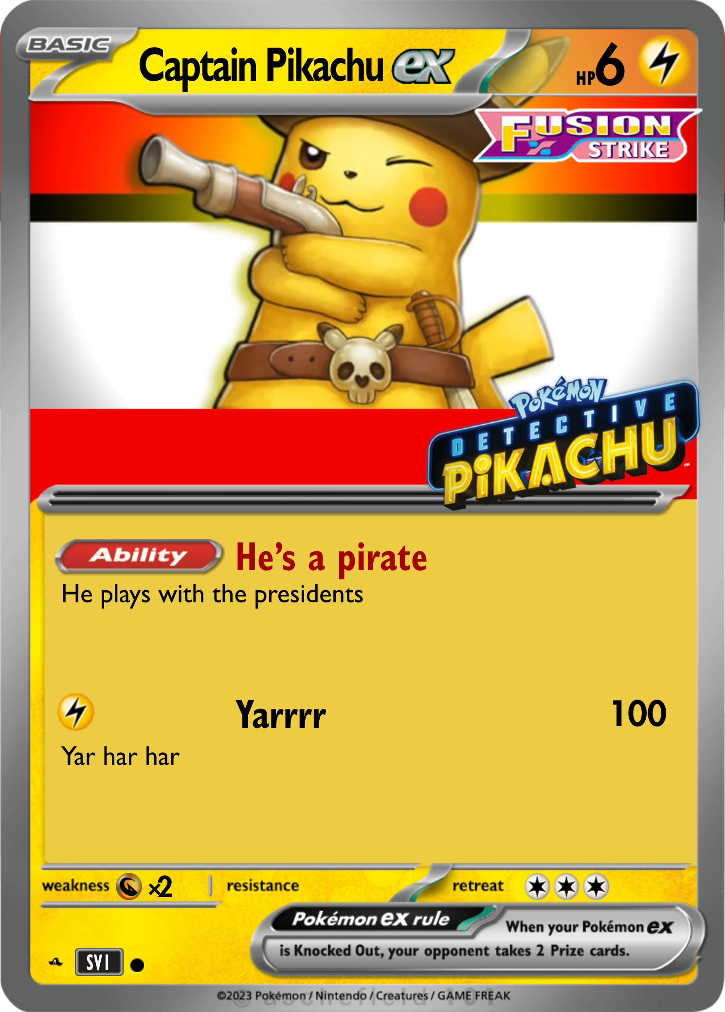 Captain Pikachu - Nkliimzyy | Pokécardmaker.net