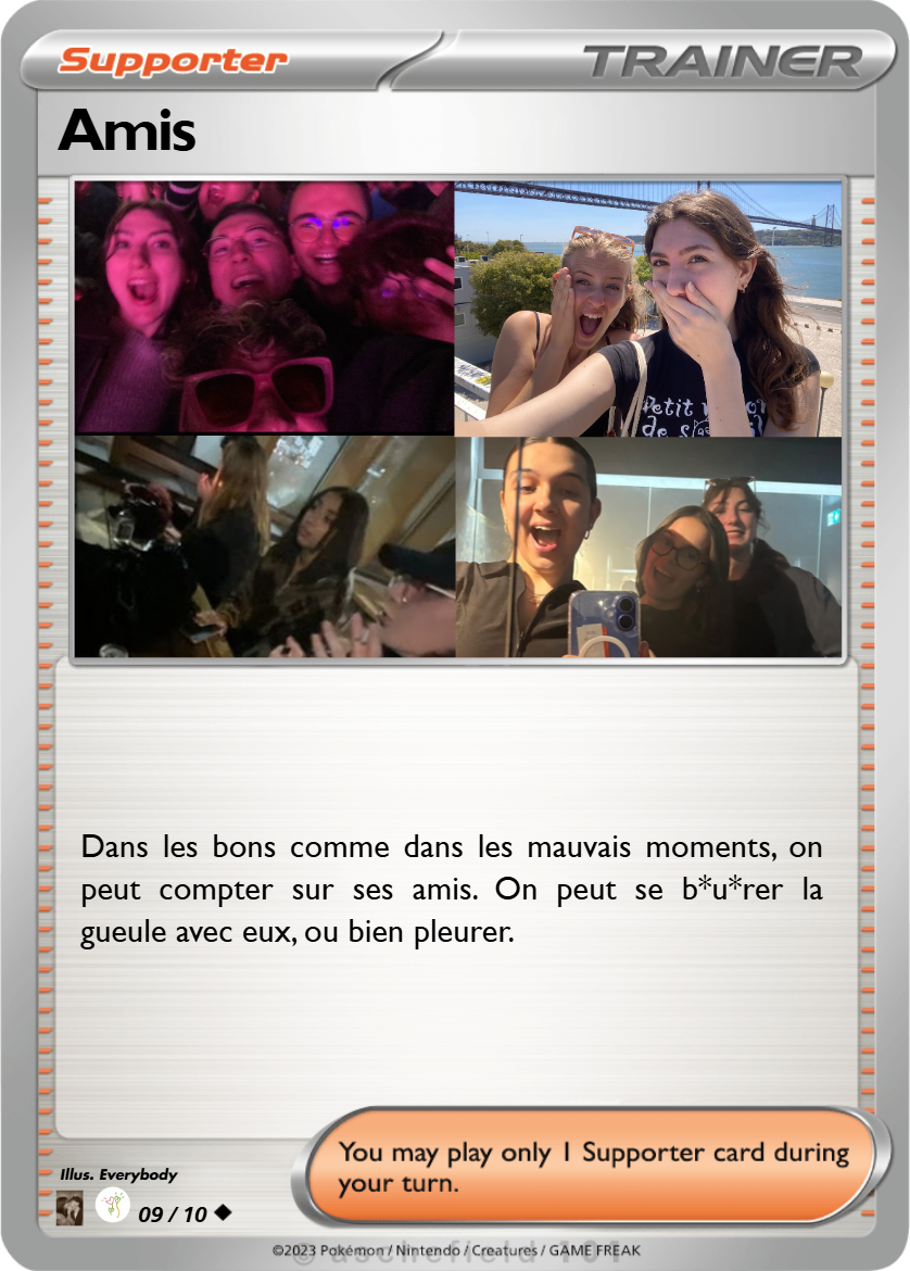 Amis - NoaAaoN | Pokécardmaker.net