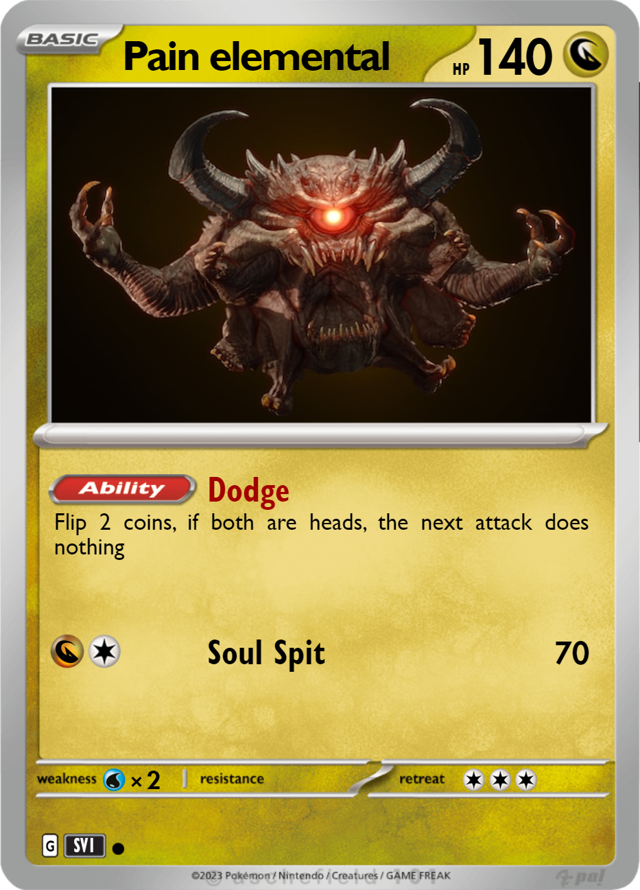 Pain elemental - Noahjhli09 | Pokécardmaker.net