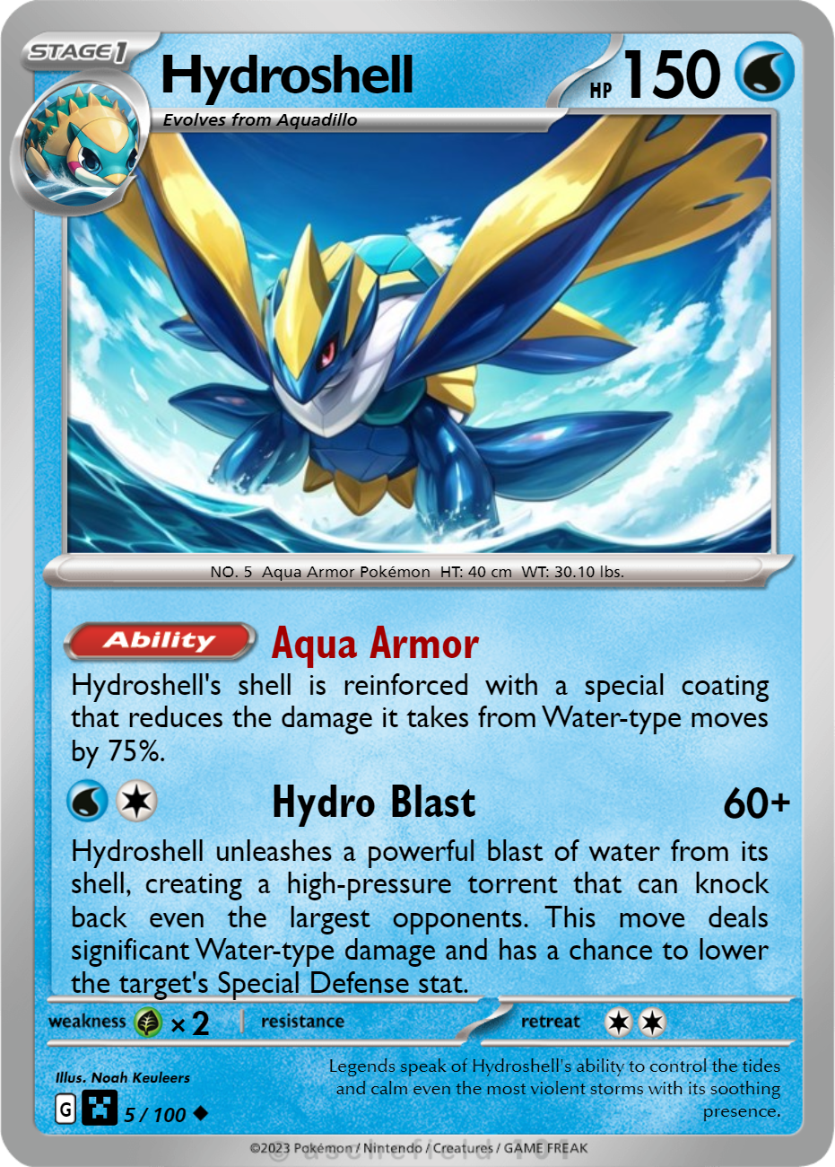 Hydroshell - Noahstar | Pokécardmaker.net