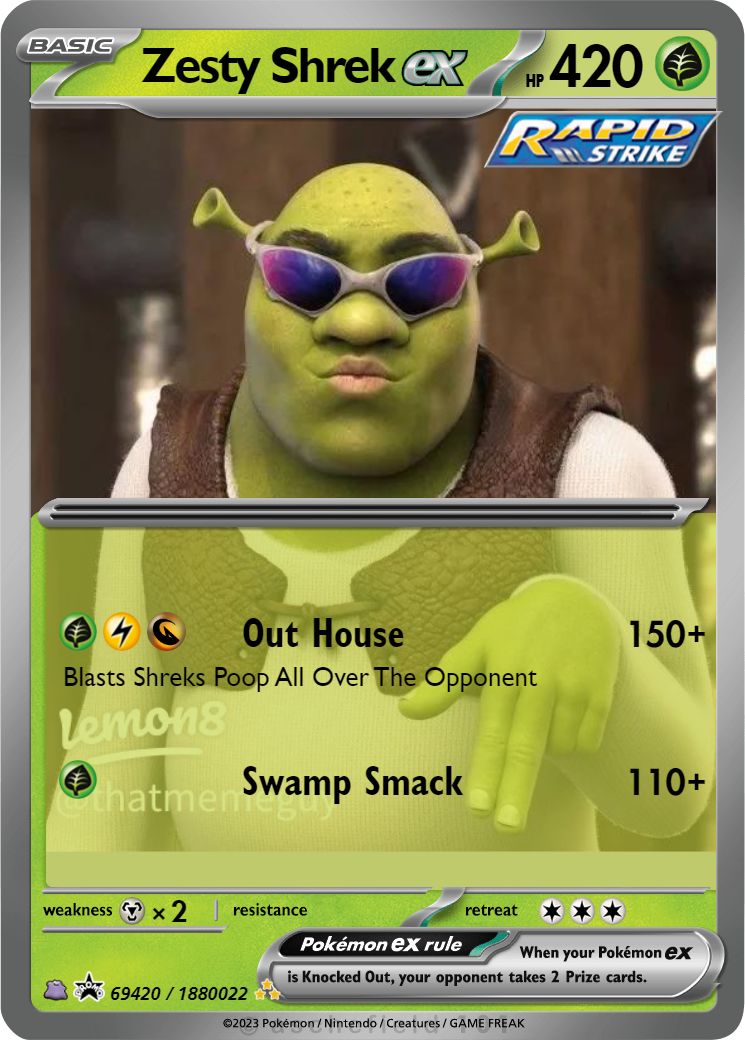 Zesty Shrek - NoobArmy | Pokécardmaker.net