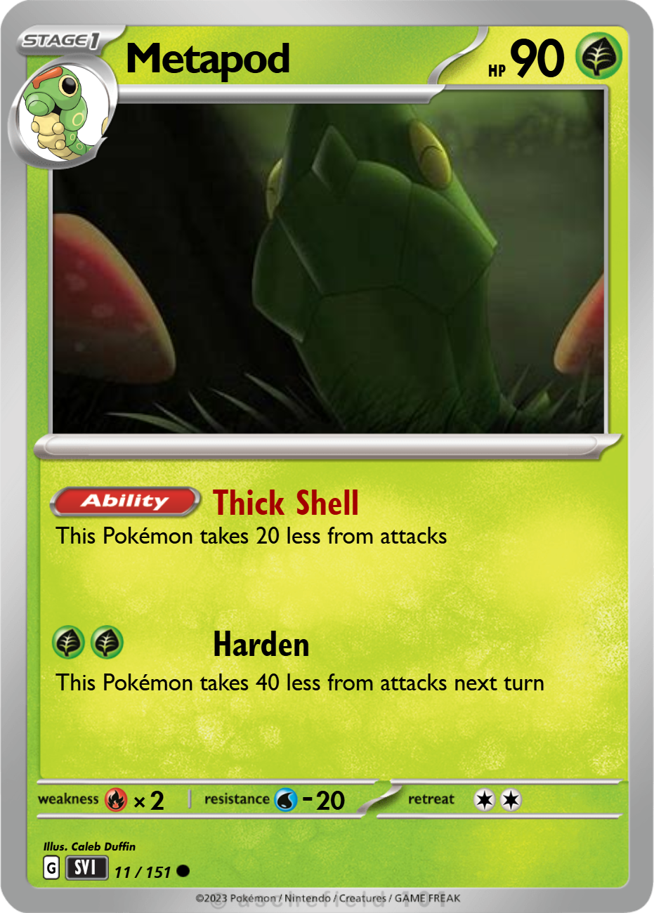 Metapod - NormalPizza9298 | Pokécardmaker.net