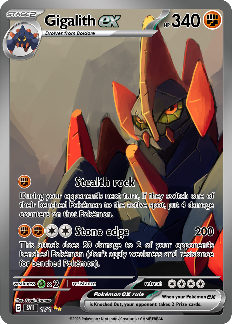 Gigalith - Ntheboy22 | Pokécardmaker.net
