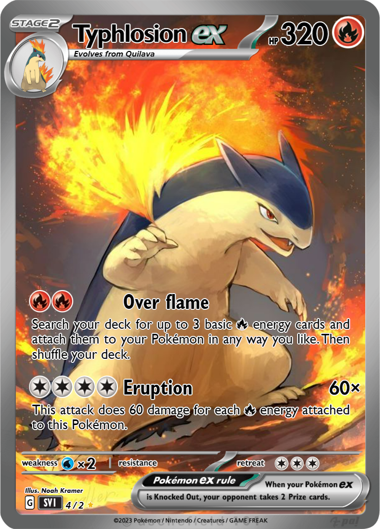 Typhlosion - Ntheboy22 | Pokécardmaker.net