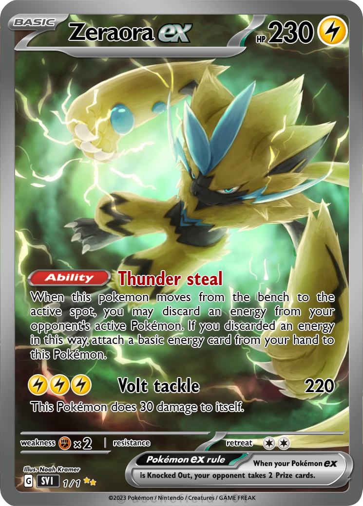 Zeraora - Ntheboy22 | Pokécardmaker.net