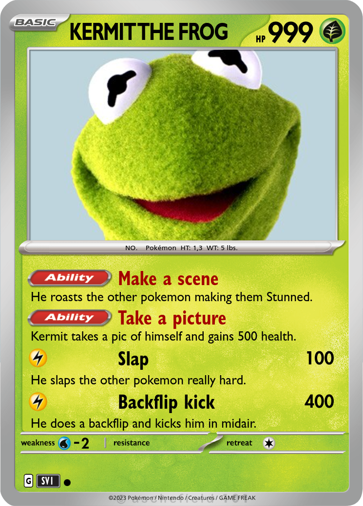 KERMIT THE FROG - OfficialZappy | Pokécardmaker.net