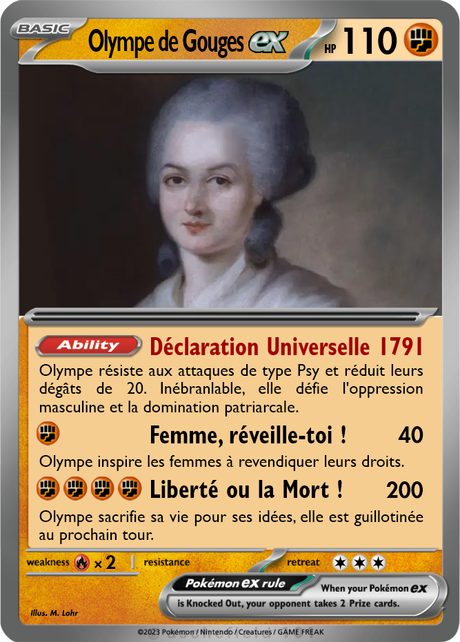 Olympe de Gouges - Ombry | Pokécardmaker.net