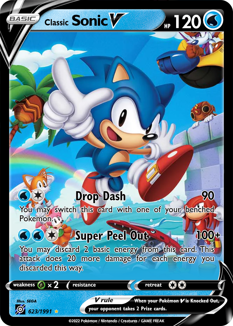 Sonic - Omega-122 | Pokécardmaker.net