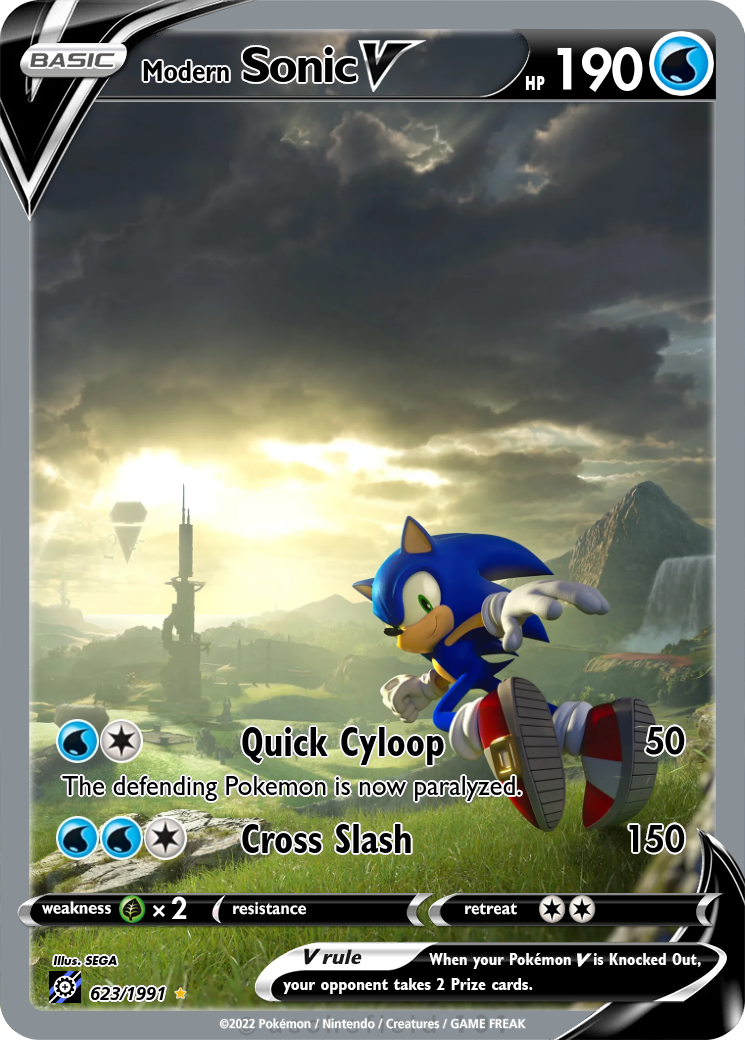 Sonic - Omega-122 | Pokécardmaker.net