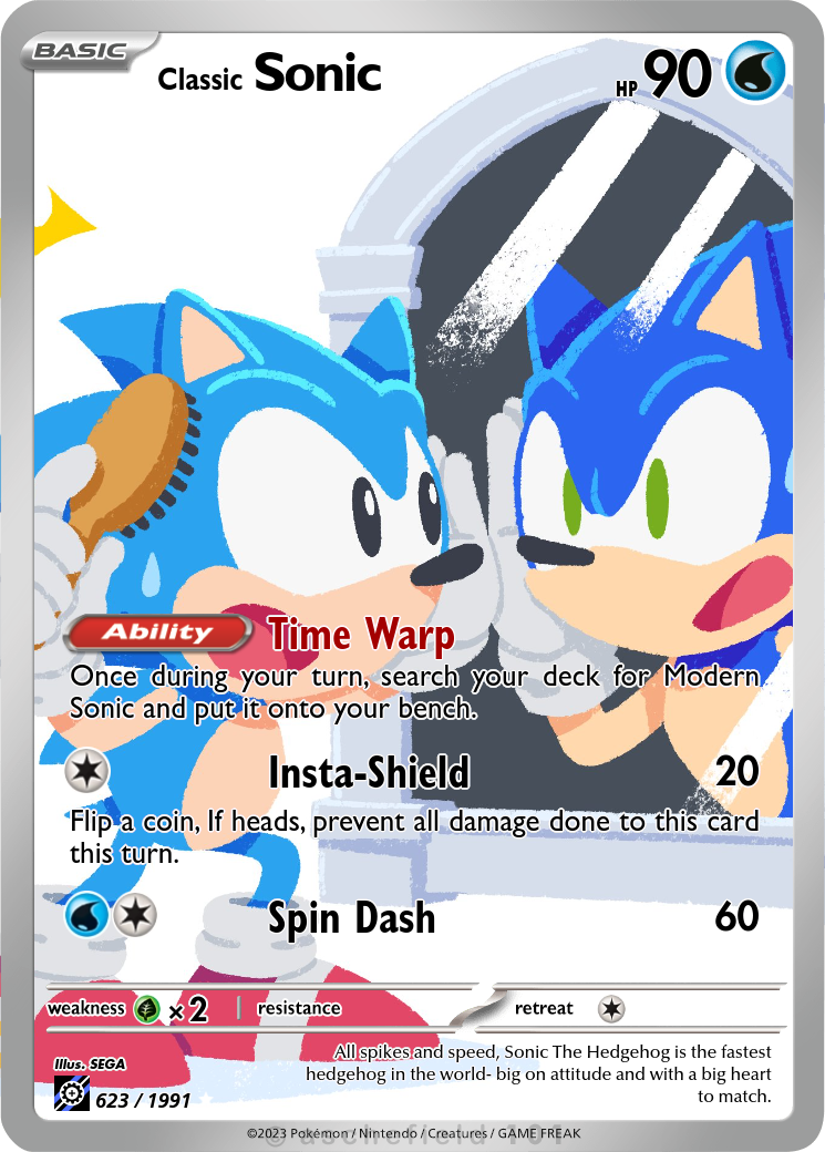 Sonic - Omega-122 | Pokécardmaker.net