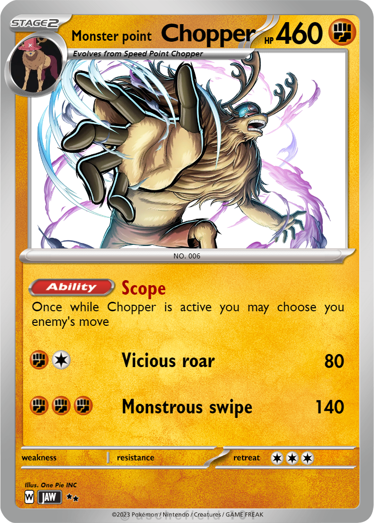 Chopper - OnePieMaker56 | Pokécardmaker.net