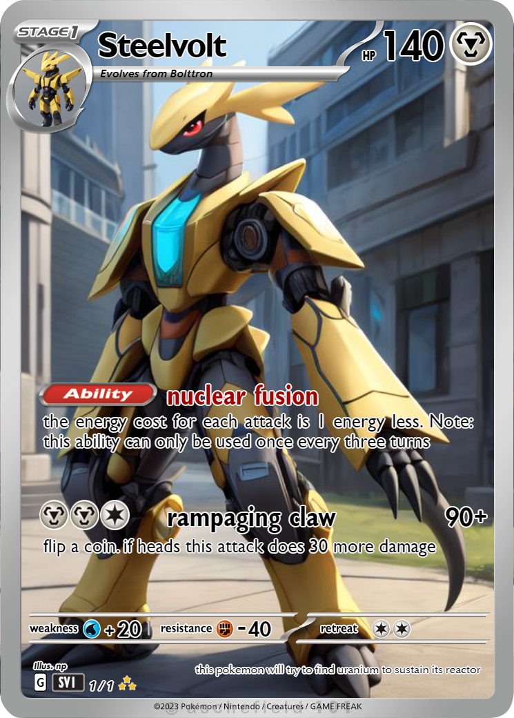 Steelvolt - Op_cards | Pokécardmaker.net