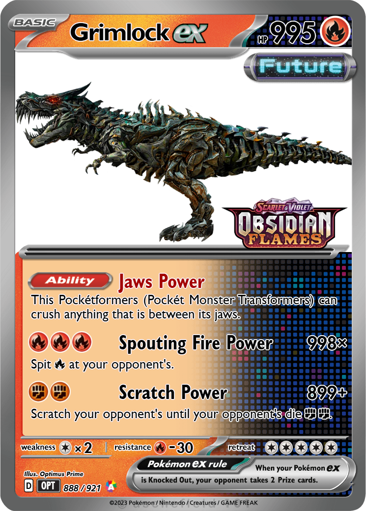 Grimlock - OptimusPrime999 | Pokécardmaker.net