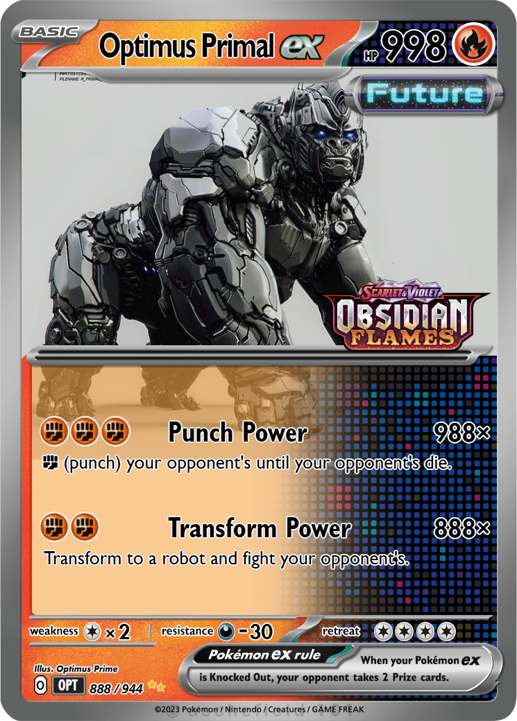 Optimus Primal - OptimusPrime999 | Pokécardmaker.net