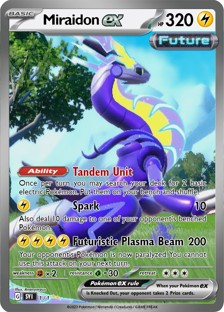 Miraidon - OrangeNarwhal378 | Pokécardmaker.net