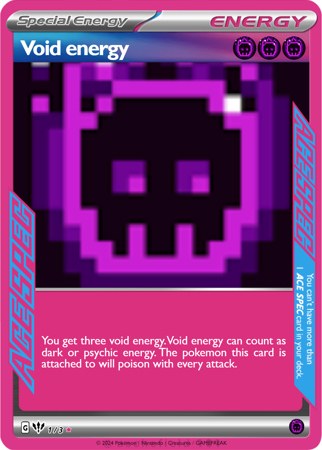 Void energy - OrangeNarwhal378 | Pokécardmaker.net